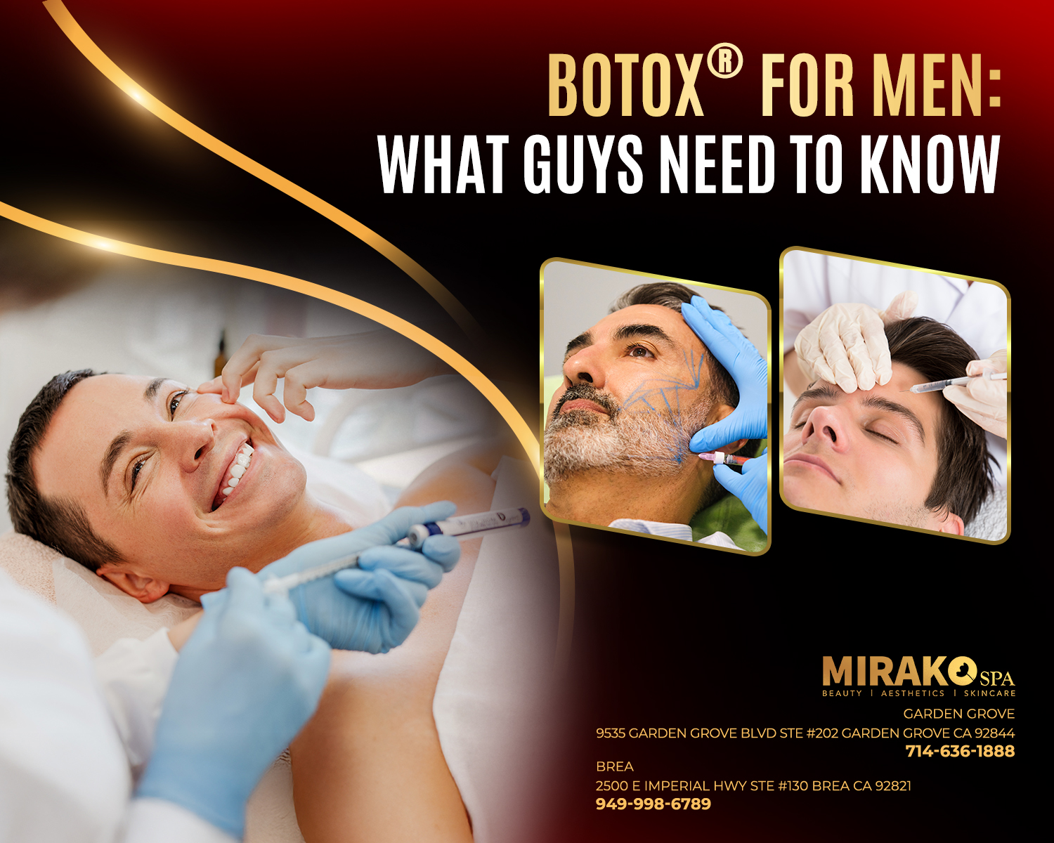 Botox for Men: What Guys Need to Know - Mirako Spa